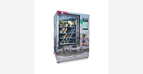 Slipper flip-flop vending machine for hotel gym