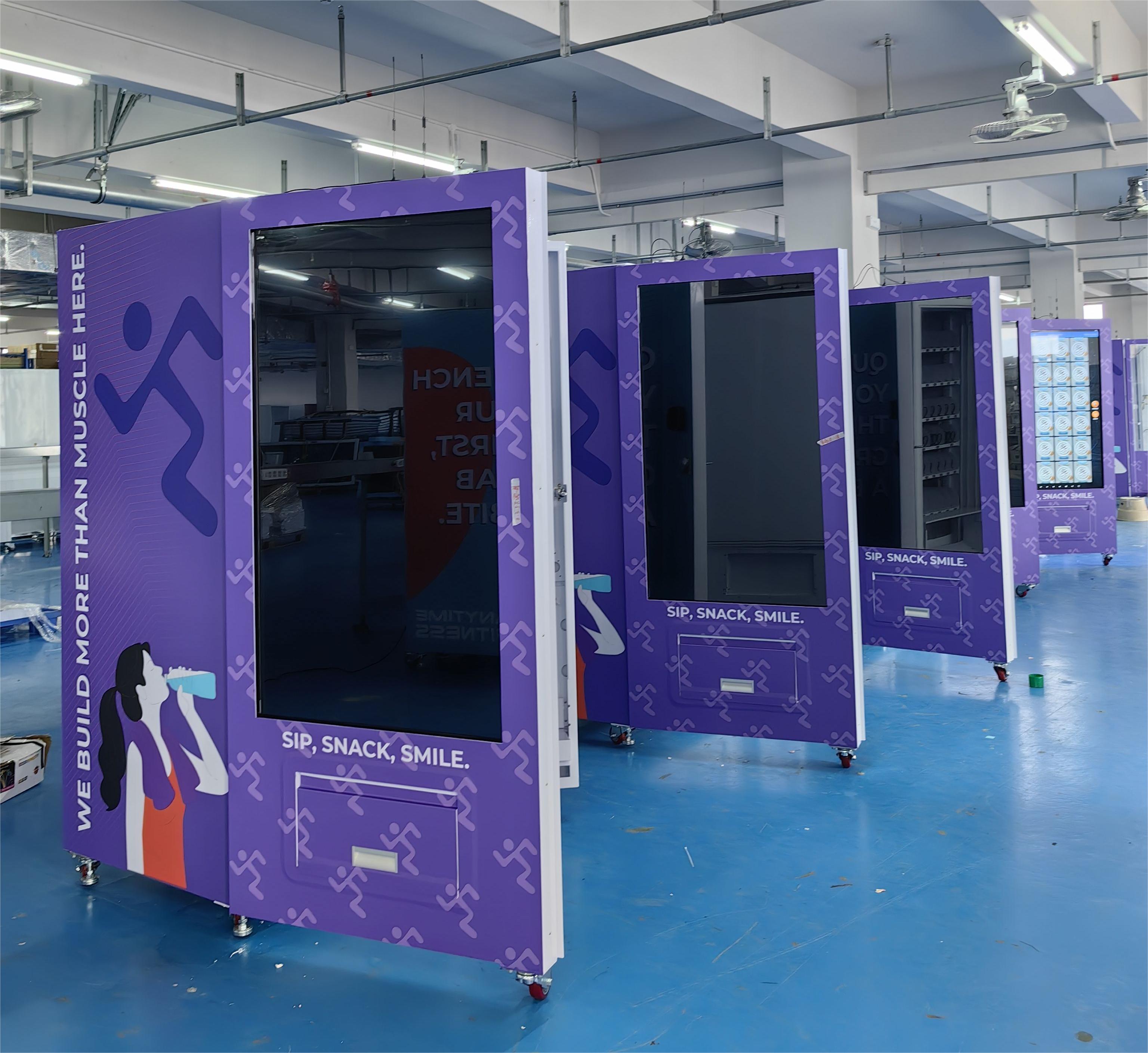 ตู้จำหน่ายสินค้าอัตโนมัติ Anytime Fitness สิ่งอำนวยความสะดวกในยิมที่ ...