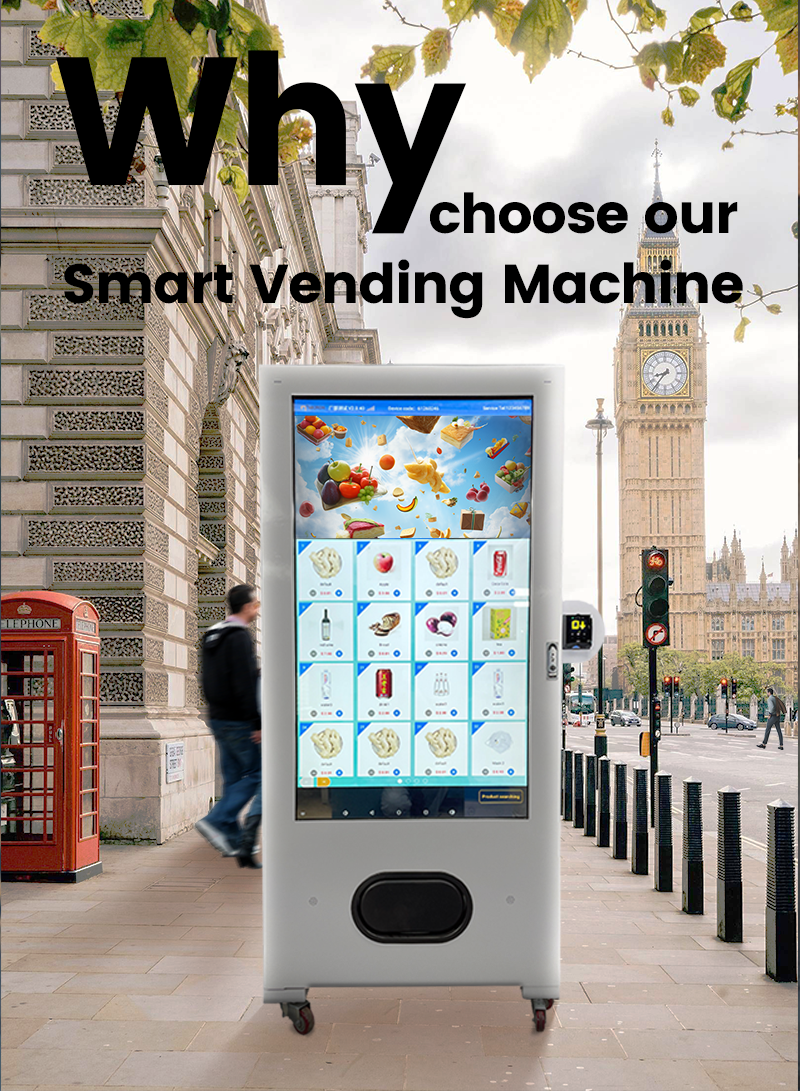 49-inch Touchscreen Intelligent Multimedia Vending Machine