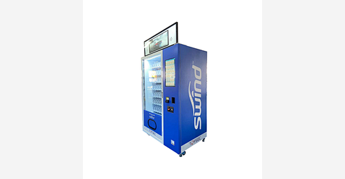 Brand Vending Machine with Extra Screen for Brand Promotion