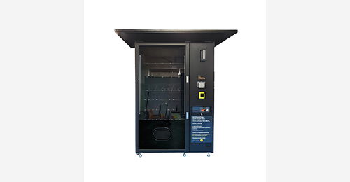 Outdoor Vending Machine with Shelter for Snacks Drinks