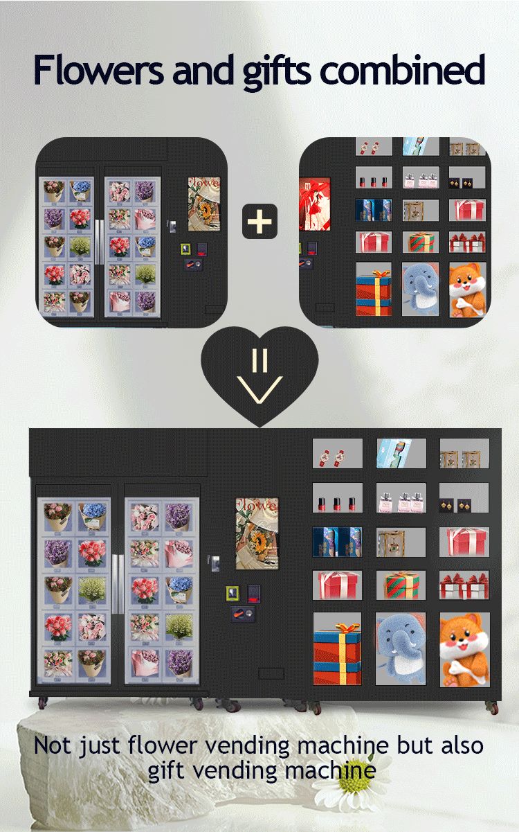 Flower Shop Fresh Bouquet Flower & Gift Vending Machine