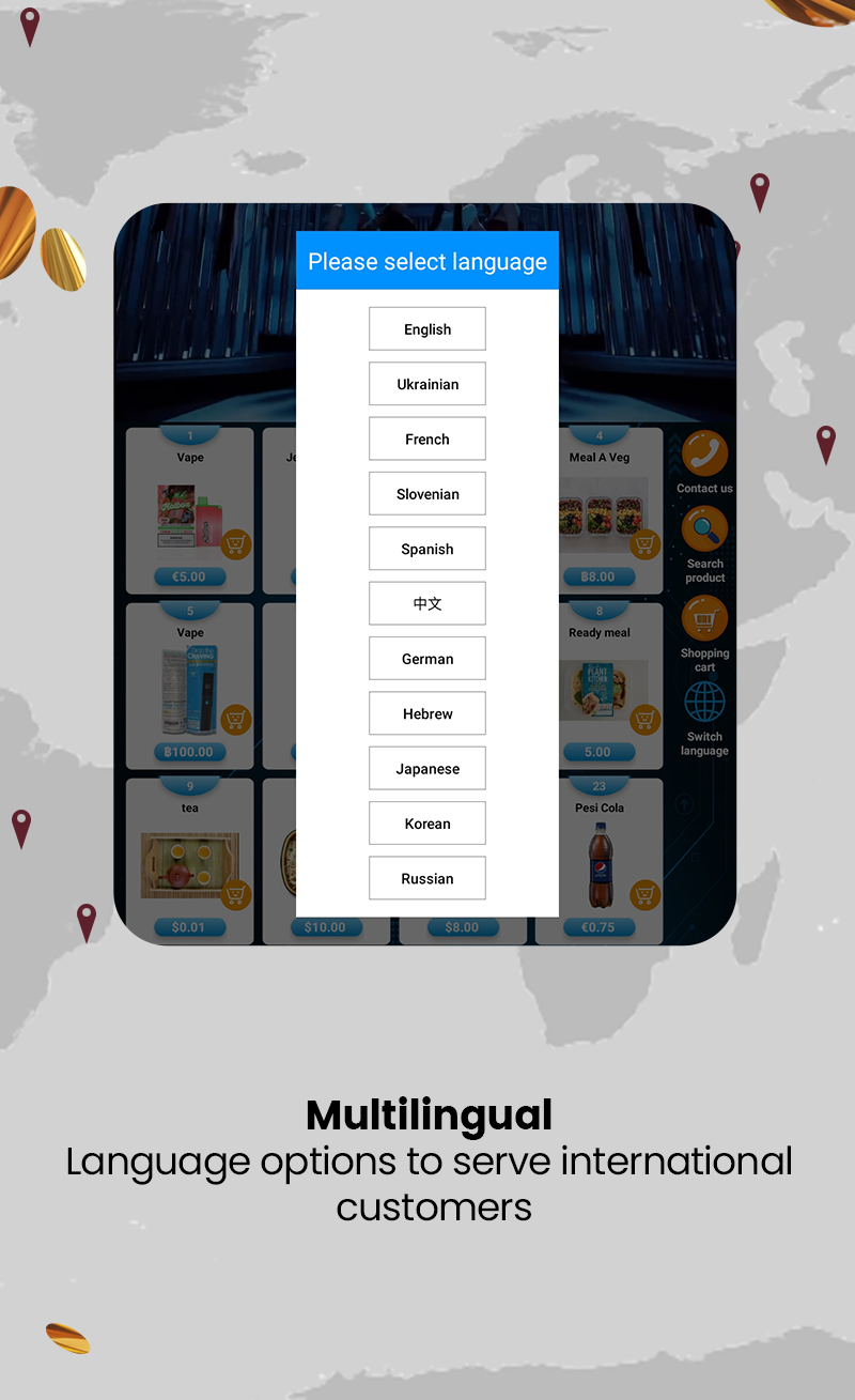 Cosmetic Beauty Vending Machine for Eyelash Skincare Makeup