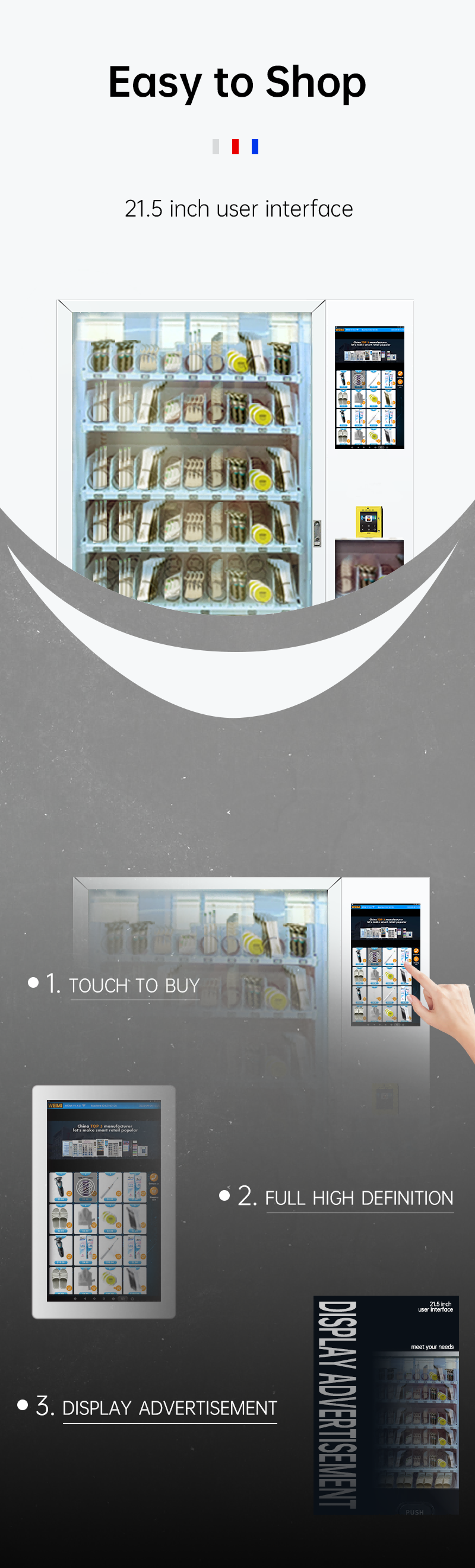 Daily Necessities Vending Machine for Disposable Supplies
