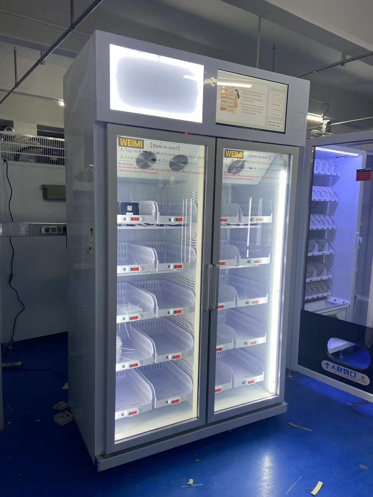 WEIMI Smart Freezer Vending Machine to Estonia