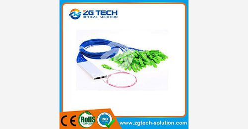 Optical Fiber 2x64 PLC Splitter Blockless Boost Speed