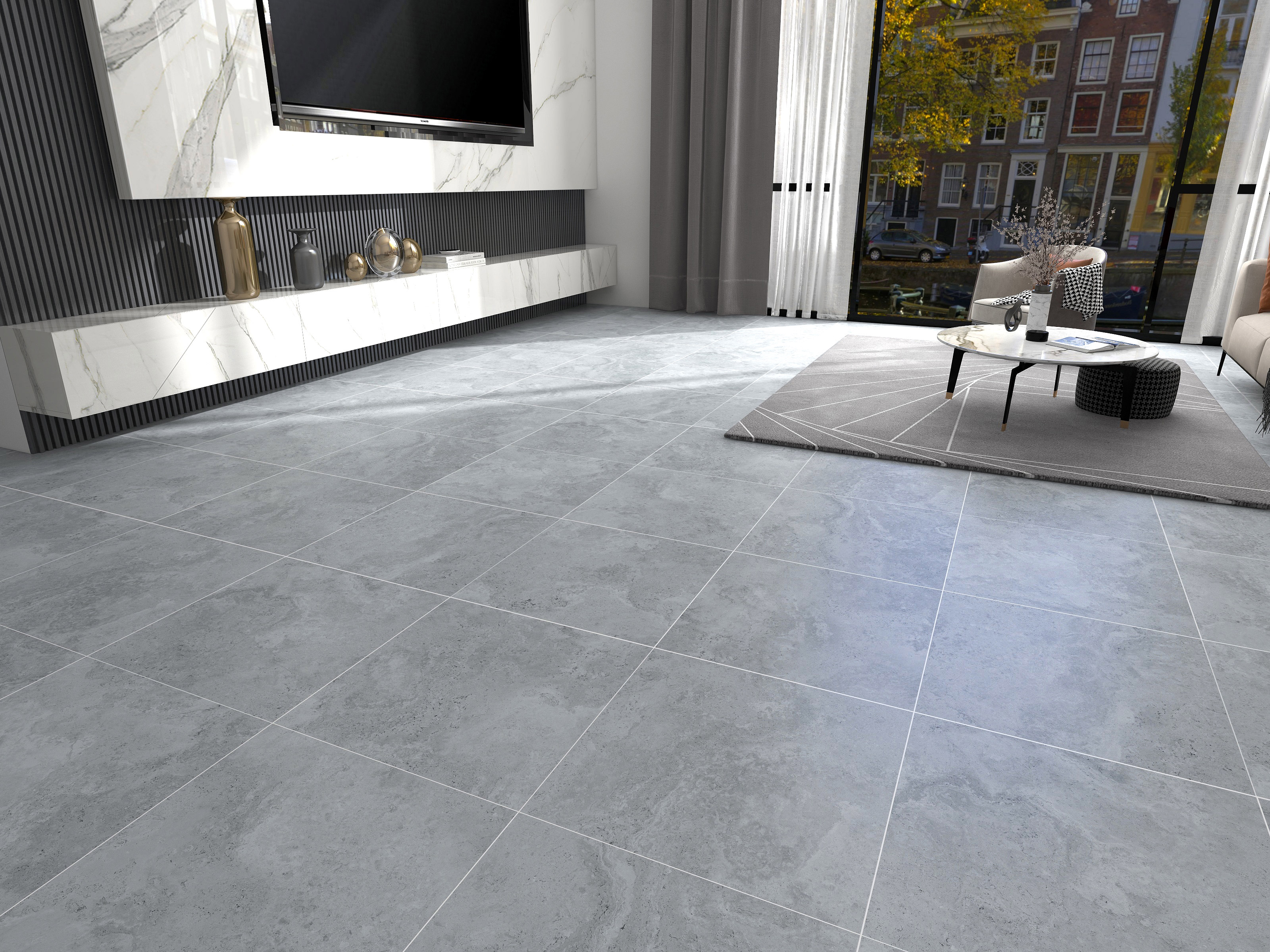 CUBA | grey floor tiles porcelain Supplier-Elephome Ceramics