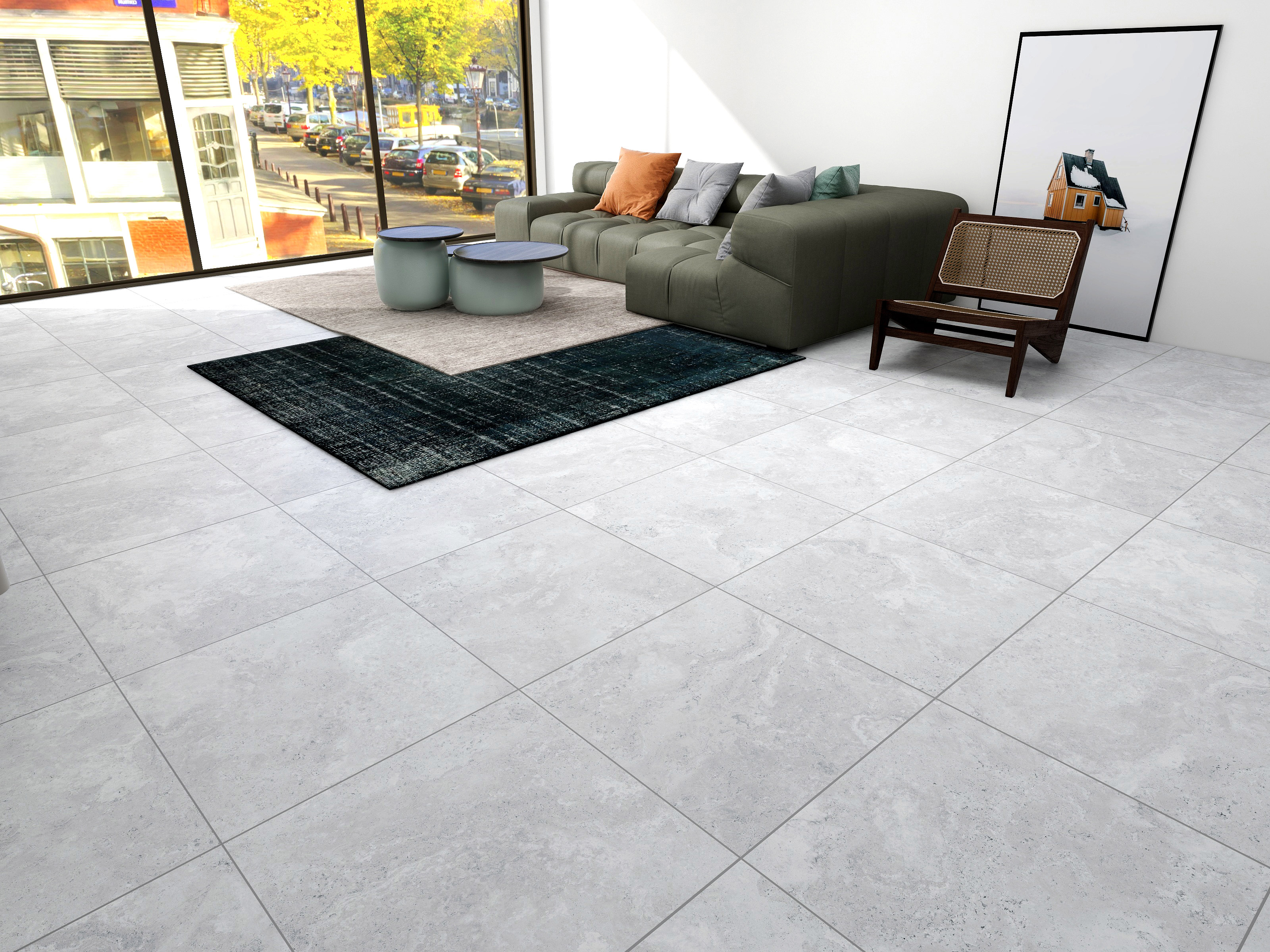 CUBA | grey floor tiles porcelain Supplier-Elephome Ceramics