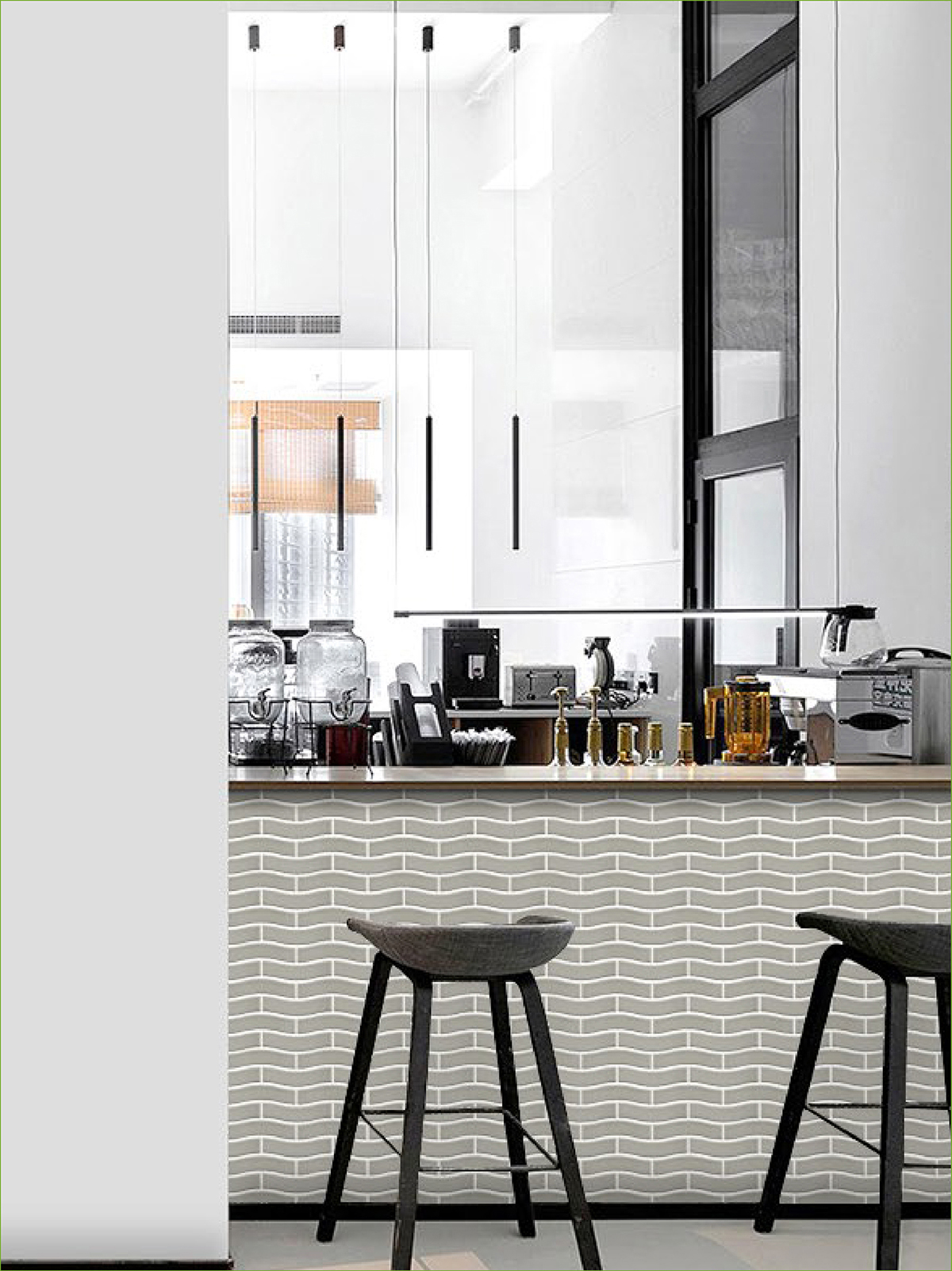 RIPPLE SERIES 99x24mm | ripple tile Supplier-Elephome Ceramics