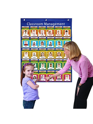 behavior management classroom pocket chart|leemoland.com