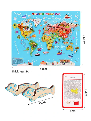 magnetic world map magnetic map puzzles|leemoland.com