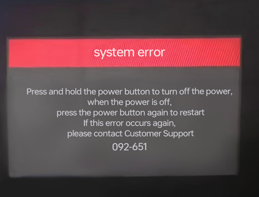 How to enter maintenance mode to clear the error code“092-651" on the Xerox SC2022 copier?