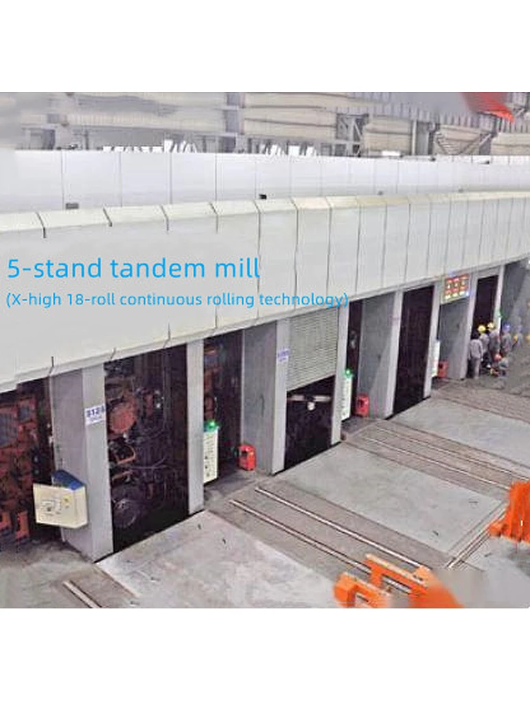 5-stand X-high stainless steel tandem cold mill