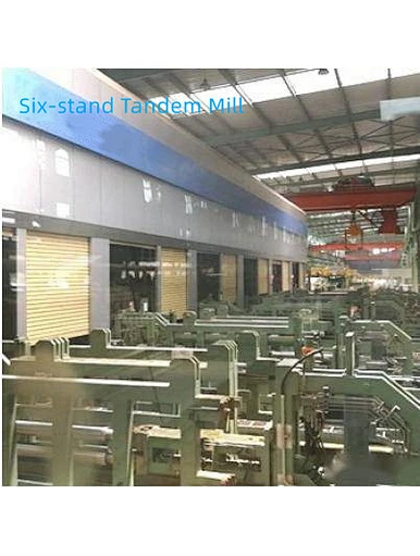 6-stand S-High stainless steel tandem cold mill