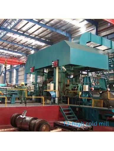 GLIMPSE reversible 12-high cold rolling mill unit