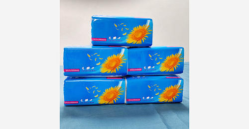 Virgin Wood Pulp 3 Ply 100 Sheet V Fold Facial Tissue Paper- ho-zhong.com