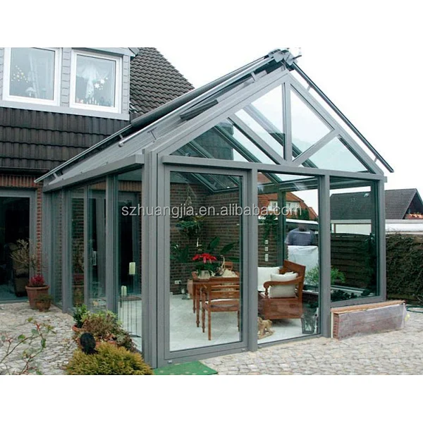 Garden Glass China Customized Sun Room with Bi-folding Security Door ...