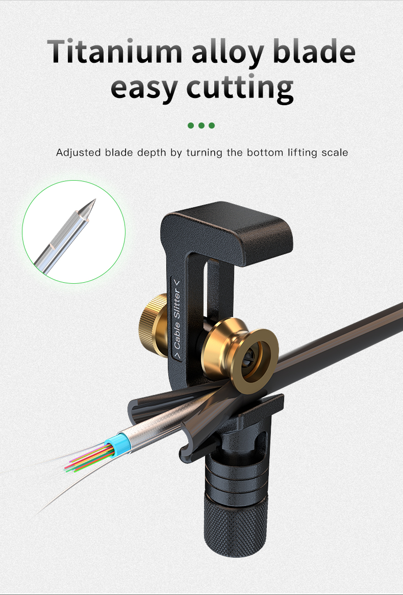 fiber optic jacket stripper wire jacket cutter