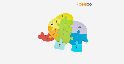 Number puzzle -Elephant from China Manufacturer - 浙江恒宁玩具有限公司