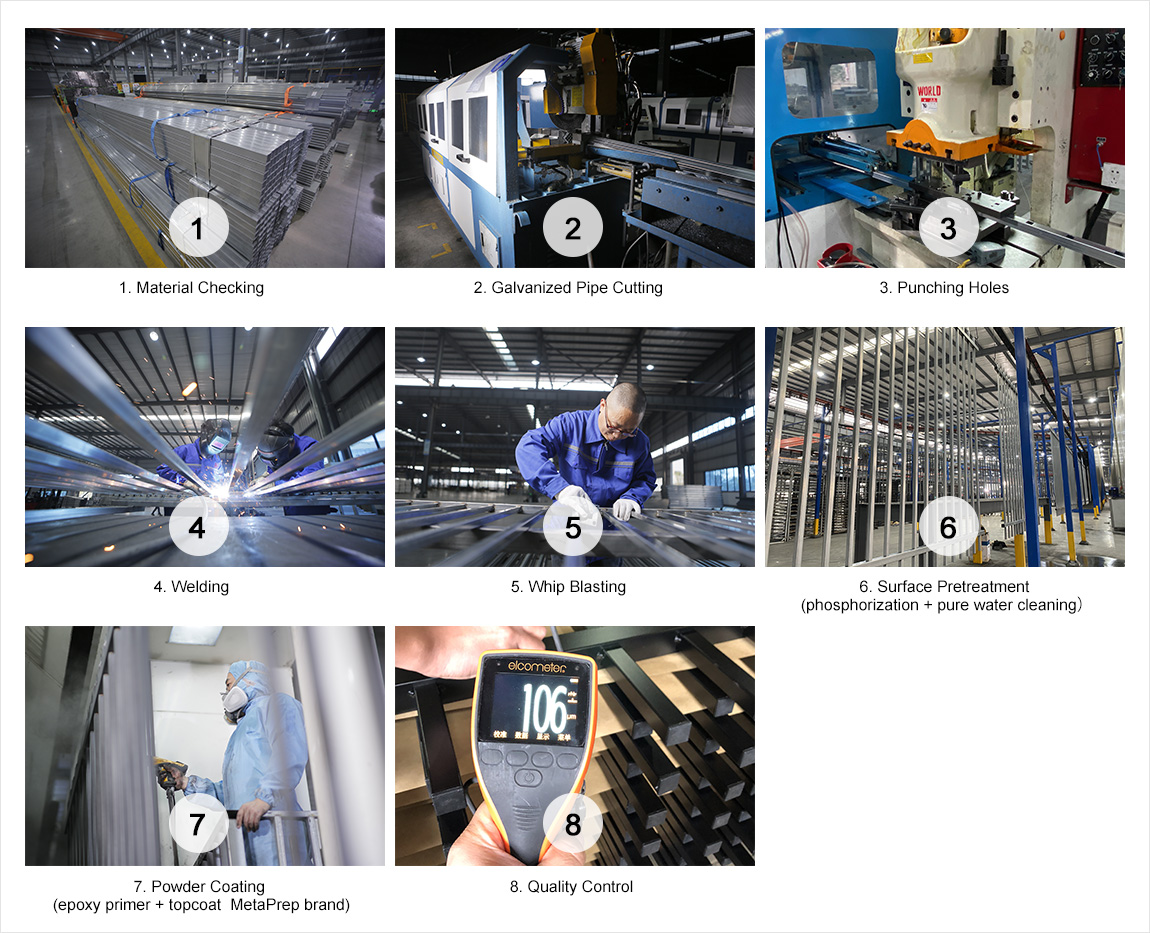 Steel Loop Top Pool Fence Panels - FENCE DEPOT