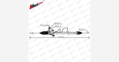 LIHAI 44200-26500 44200-26501 44200-26458 Car Power Steering Rack For ...