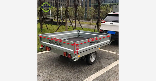 6*4 Aluminum small folding trailer | Snowaves