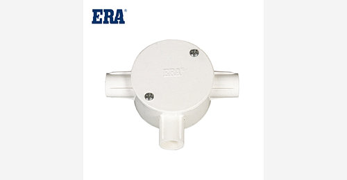 THREE WAY CIRCULAR BOX , PVC , ERA - 公元管道（浙江）有限公司