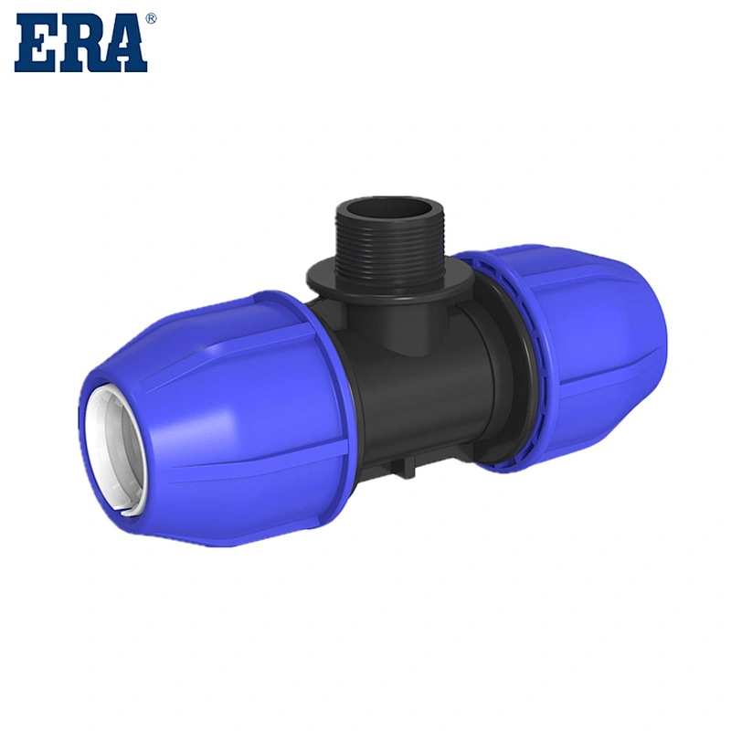 hydraulic tee fittings , pp compression fittings for irrigation , Male ...