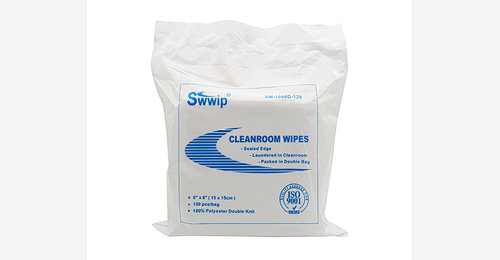6inch polyester cleanroom wiper | 120gsm wipes - Swwip