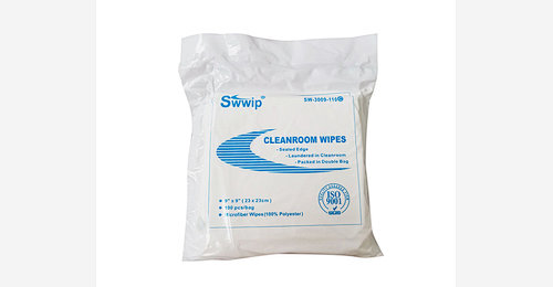 100gsm 9inch microfiber cleanroom wiper | Swwip