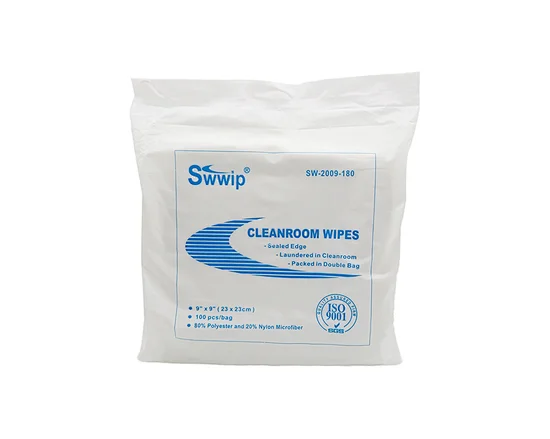 9inch Microfiber Cleanroom Wiper | 180gsm Wipes - Swwip