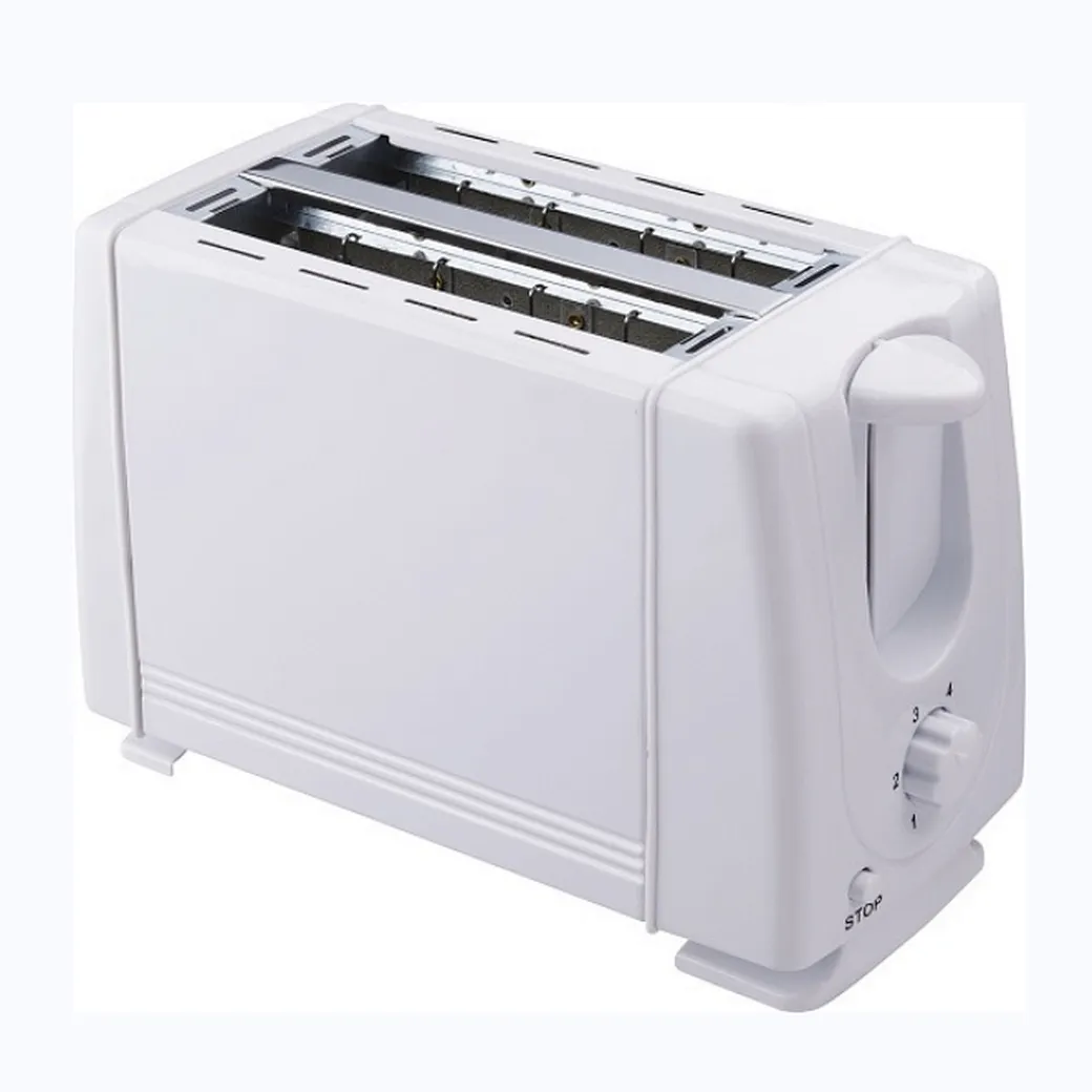 detachable electric toaster 2 slice plastic body toaster