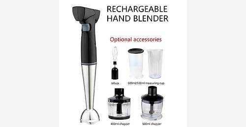 rechargeable immersion blender Stainless Steel Hand Blender