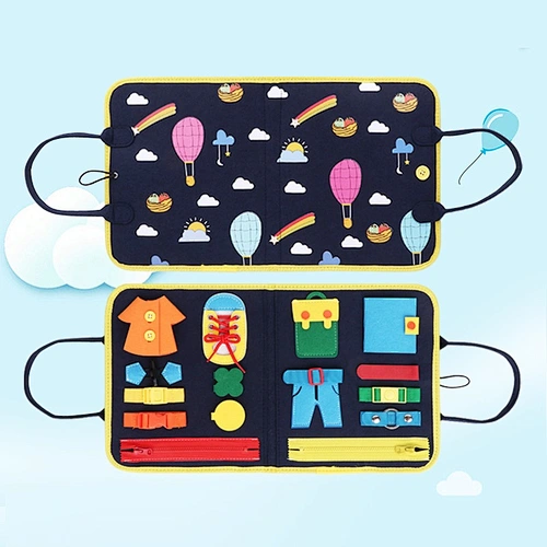 baby busy board montessori dressing boards early childhood educational ...