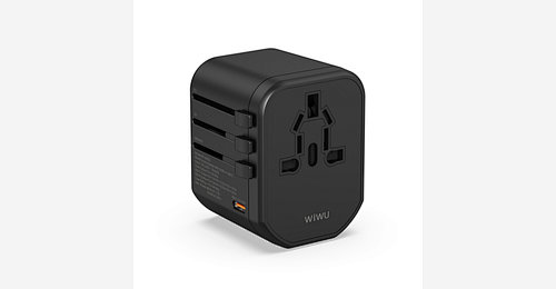 20W Universal Adapter , world universal travel adapter , 2*USB+USB C travel adapter - wiwu