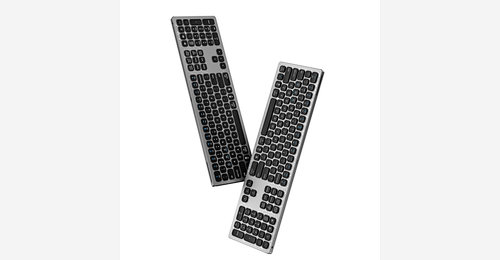 wireless laptop keyboard with 110 keys , aluminum alloy bluetooth ...