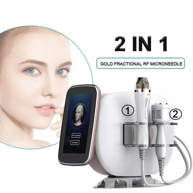 Gold Fractional Rf Microneedle Machine For Stretch Mark Removal