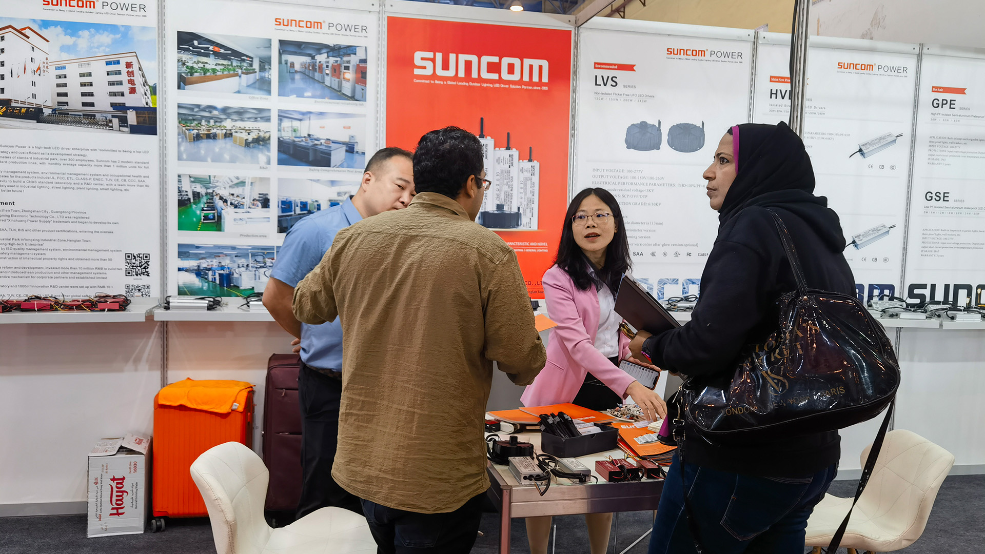 SUNCOM power | Exciting appearance at LED MIDDLE EAST EXPO 2023