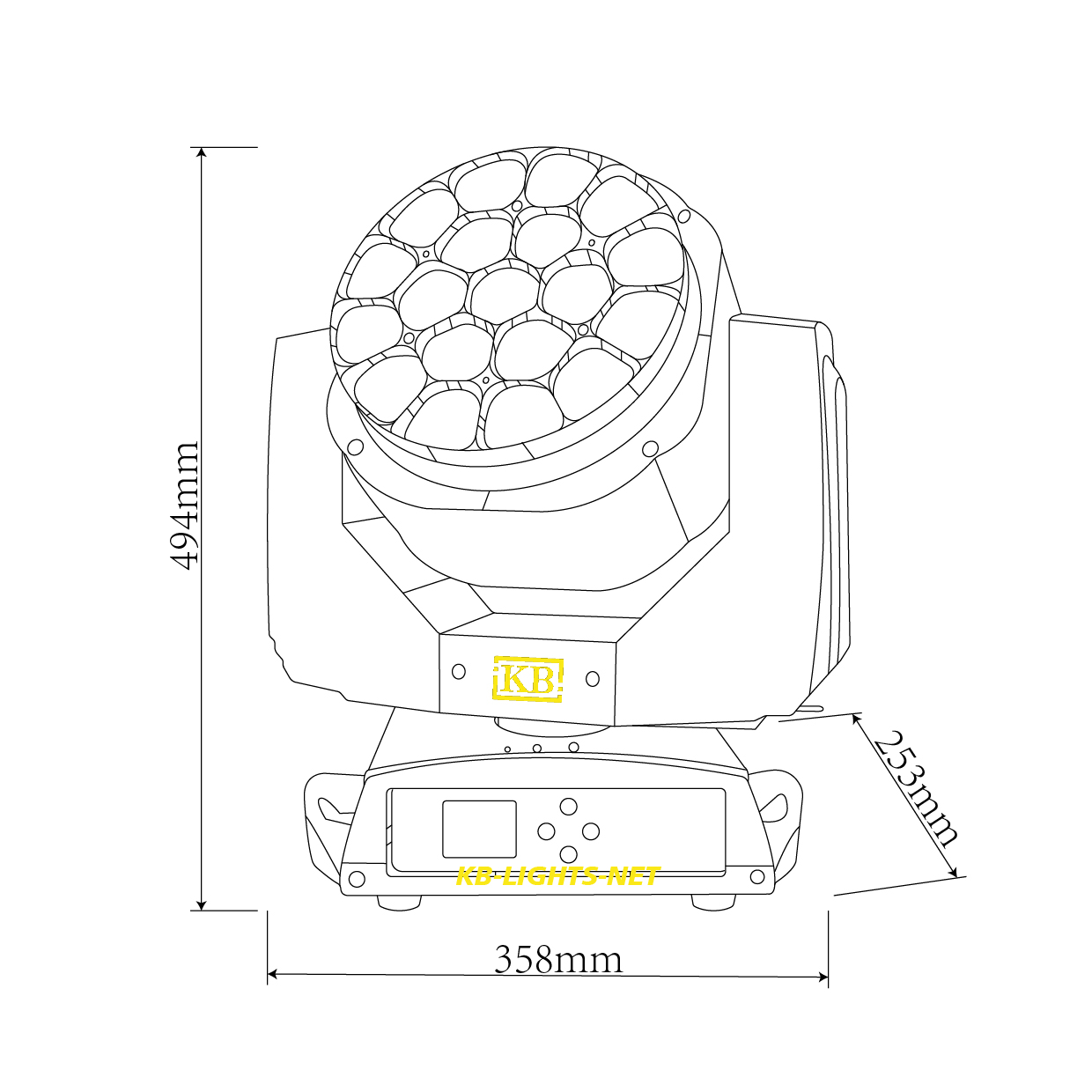 Top led moving heads 1915 Big eye in 2024 KB lighting.