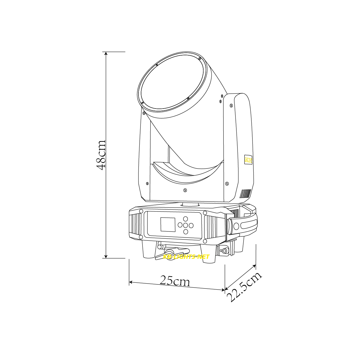 Best professional moving head par lights in 2024 KB lighting