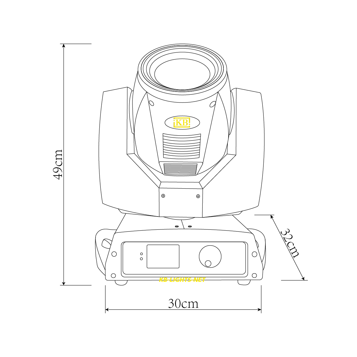 Best 7R beam light in 2024 KB lighting.