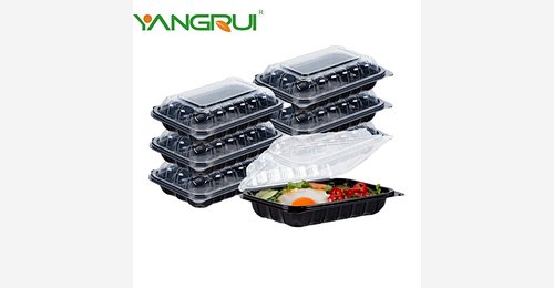 yangrui 800ml Clamshell To Go Container - clear food containers with lids and clear plastic ...