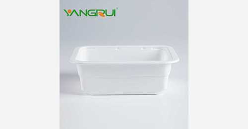yangrui 1000ml White Food Tray - white plastic trays and black plastic ...