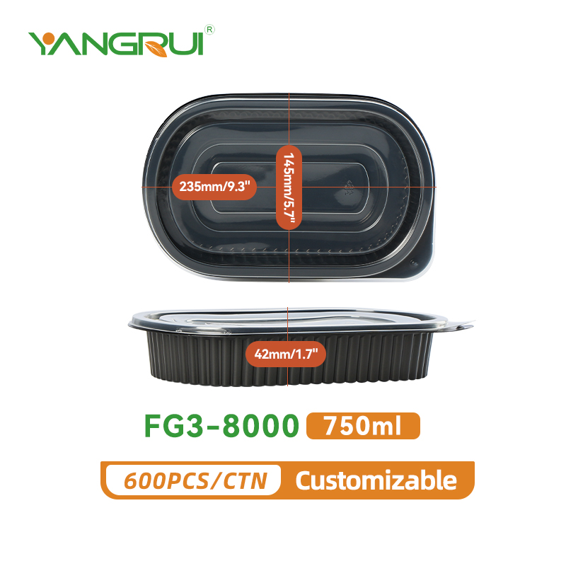 yangrui Custom Oval Food Box - custom togo containers and compostable ...