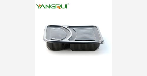 yangrui 40oz Compartment Food Container - 2 compartment disposable food ...