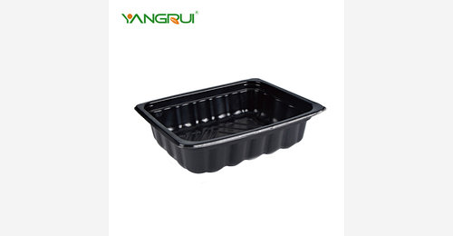 Wholesale black plastic food trays | Factory Price | Yangrui