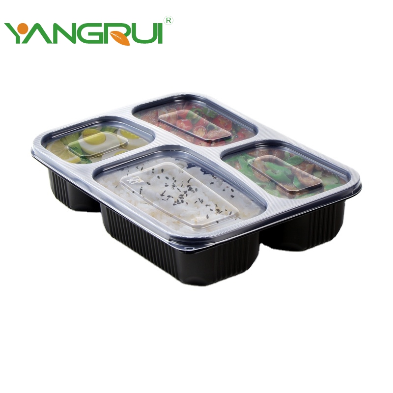 Culinary Elegance in White: White Plastic Food Storage Box, Food ...
