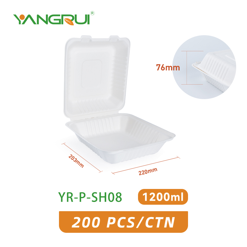 Eco Friendly Convenience: Biodegradable 2 Compartment To Go Containers ...