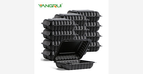 yangrui Black To Go Container - 3 compartment take out containers and ...