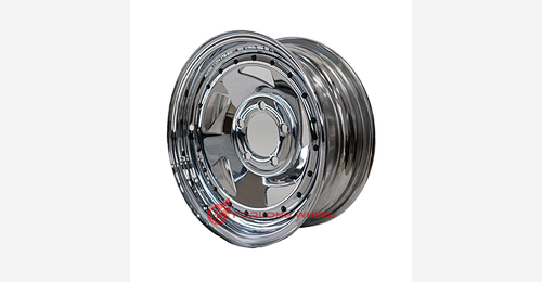 14'' chrome directional trailer wheels - Forlong